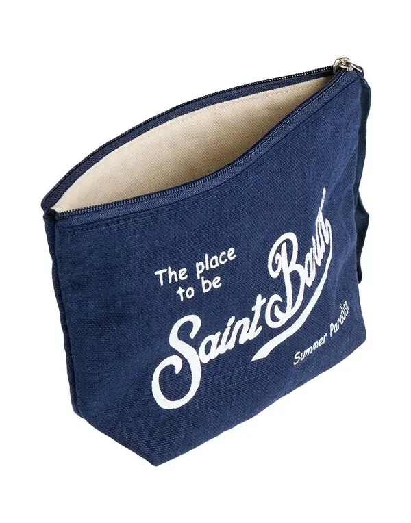 MC2 SAINT BARTH Handbag Linen, Cotton - Navy