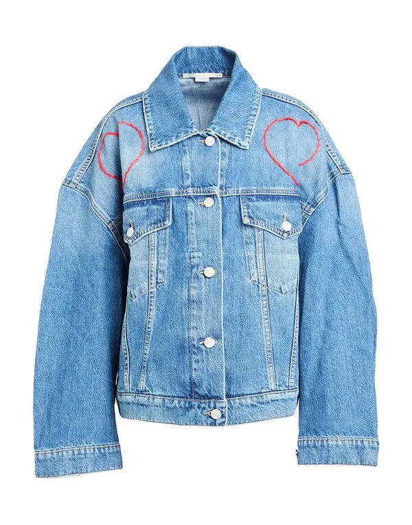 Stella McCartney Denim Outerwear Size Cotton, Polyester, Viscose, Polyurethane Resin