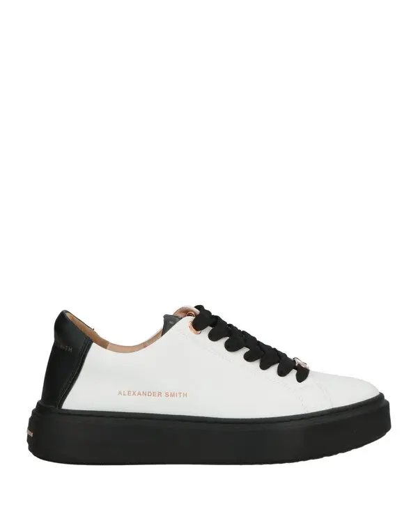 ALEXANDER SMITH Sneakers Size Leather, Synthetic Material
