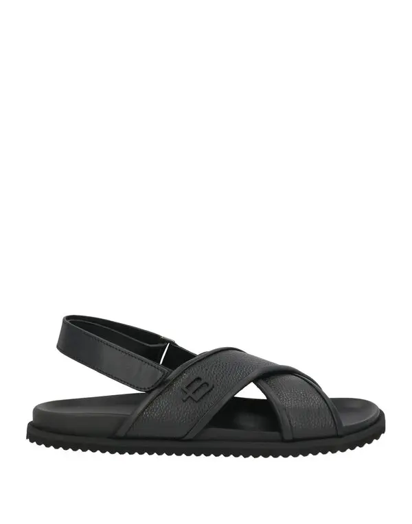 BALDININI Sandals Size Leather, Calfskin