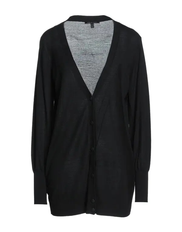Armani Exchange Cardigan Size Virgin Wool, Wool, Elastane, Polyamide