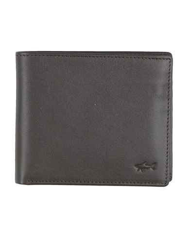 Paul & Shark Wallet Cow Leather - Dark Brown