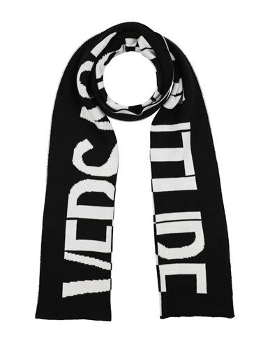 Versace Scarf Acrylic, Wool - Black