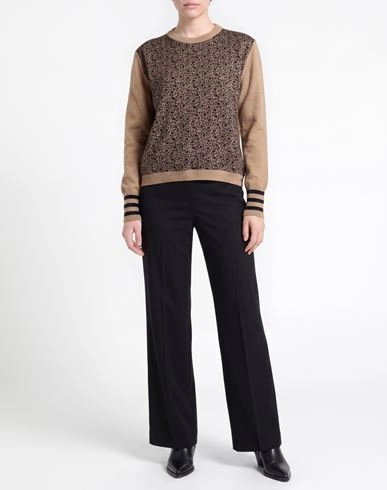 Herno Sweater Light Brown Size Wool, Polyester