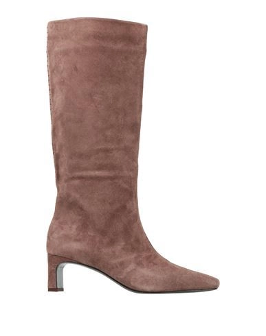 Rag & Bone Chocolate Suede Square Toe Mid Calf Boots - Brown