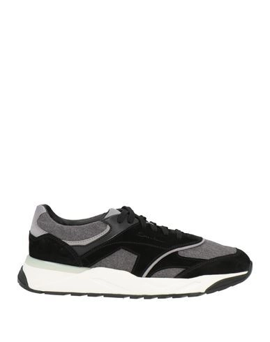 Santoni Sneakers Size Leather, Textile Fibers