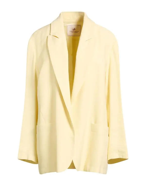 COMPAGNIA ITALIANA Blazer Pastel Size Viscose, Polyester