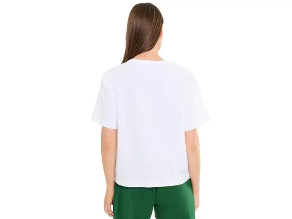 Lacoste Cotton Pyjama Sets Pajama Sets White/green