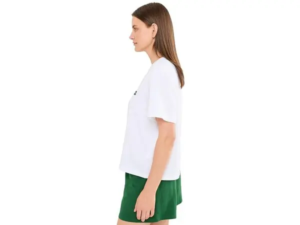 Lacoste Cotton Pyjama Sets Pajama Sets White/green