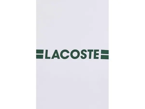 Lacoste Cotton Pyjama Sets Pajama Sets White/green