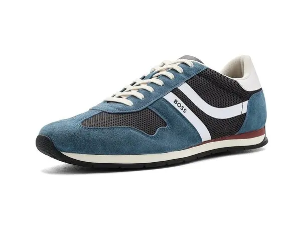 BOSS Levon Laceup Low Profile Sneakers Shoes Dark - Navy