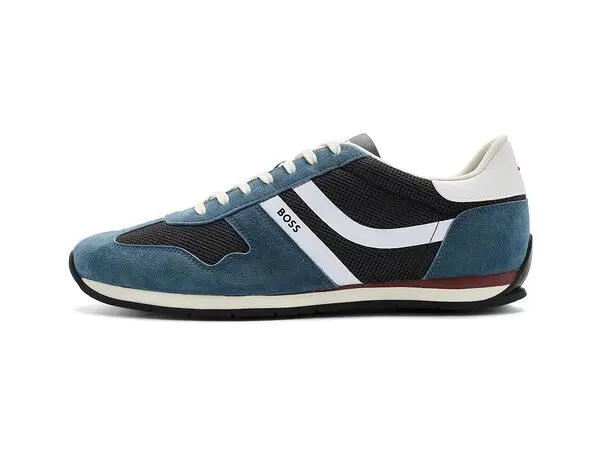 BOSS Levon Laceup Low Profile Sneakers Shoes Dark - Navy
