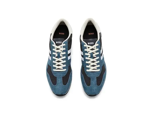 BOSS Levon Laceup Low Profile Sneakers Shoes Dark - Navy
