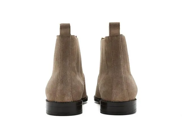 BOSS Tayil Suede Chelsea Boots - Beige