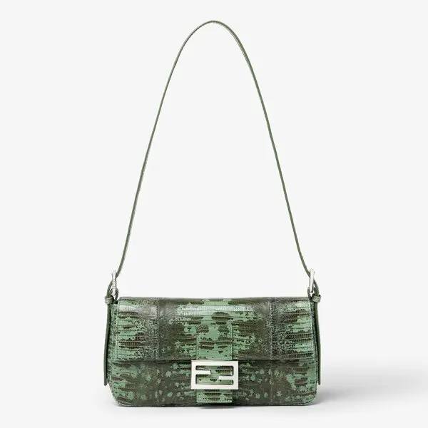 Fendi Baguette® 26424 Lizard Leather Bag