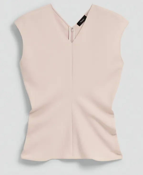 Theory Draped V-neck Top