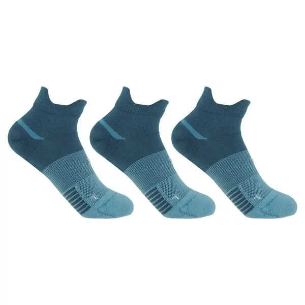 PEPER HAROW - MADE IN ENGLAND Dual Luxury Walking Socks Three Pair Bundle - Blue