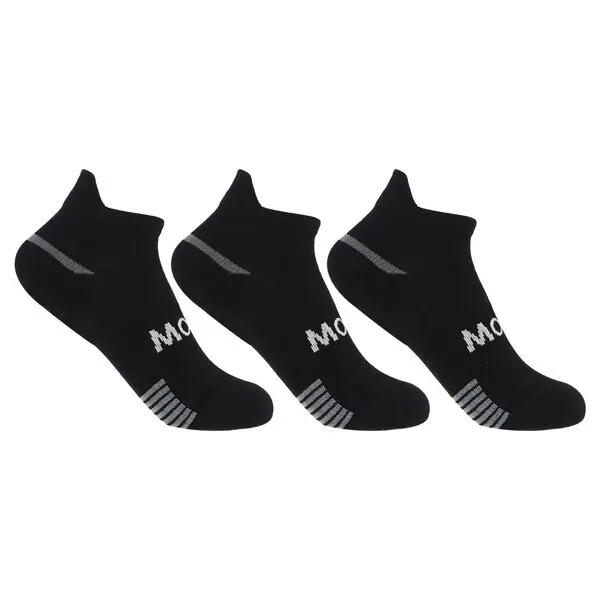 PEPER HAROW - MADE IN ENGLAND Aero Luxury Gym Socks Three Pair Bundle - Black