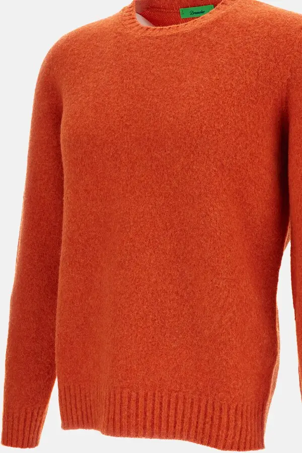 DRUMOHR Wool Crew Neck Sweater - Orange