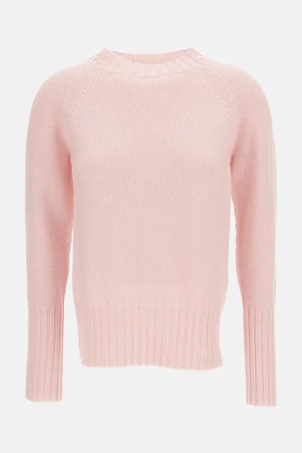 DRUMOHR Raglan Crew-neck Sweater - Rose