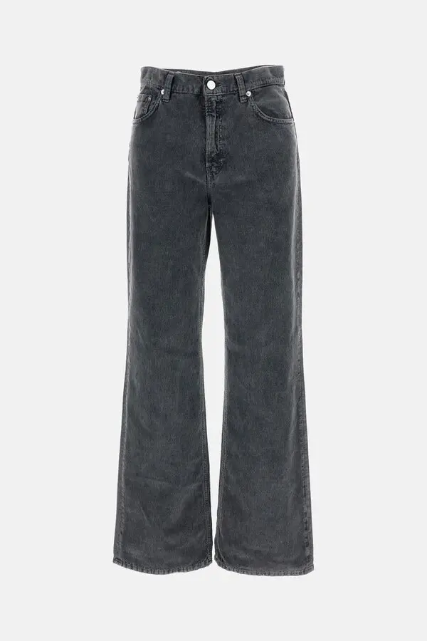 HAIKURE Velvet Corduroy Trousers - Grey