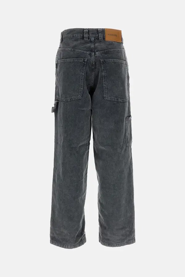 HAIKURE Sibilla Velvet Trousers Pier - Grey
