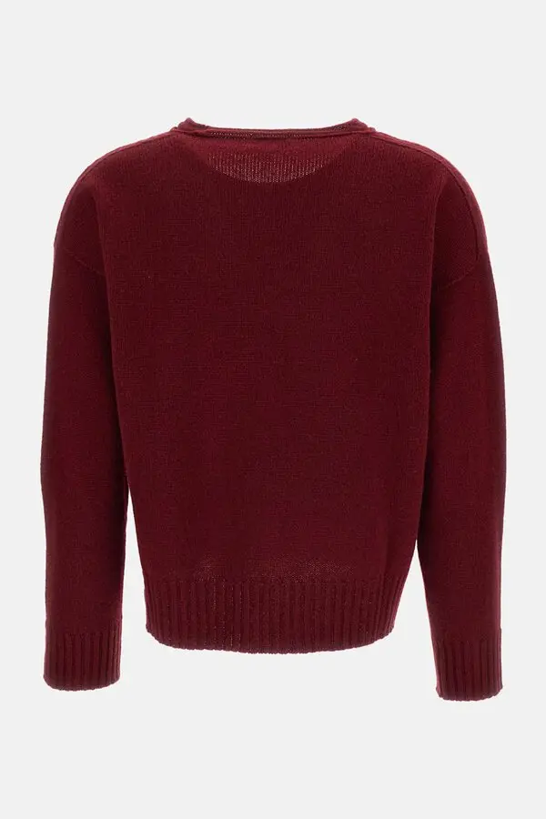 DRUMOHR Boxy V-neck Cashmere Sweater