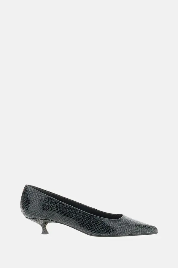 AeydĒ Cari Snake-print Décolleté Pumps - Verde