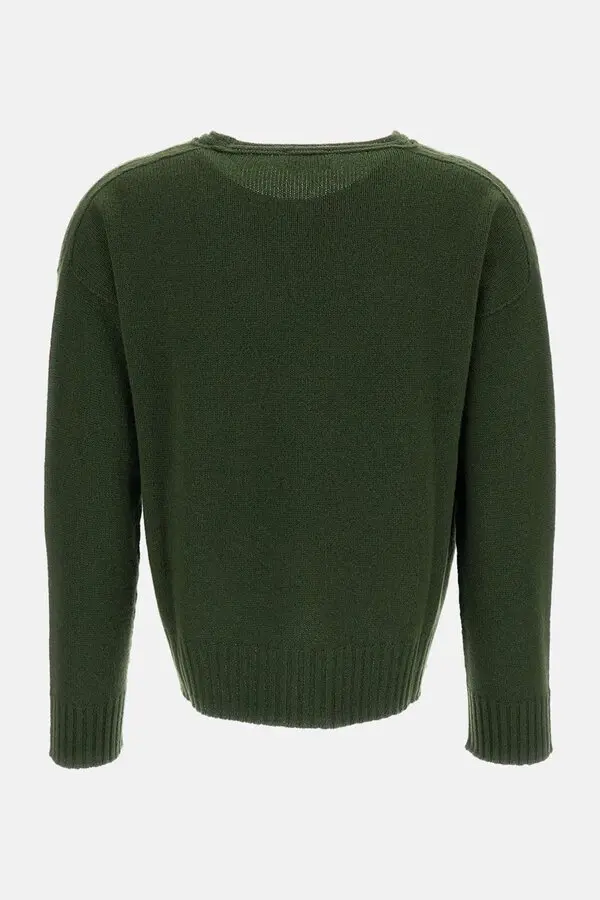DRUMOHR Boxy V-neck Cashmere Sweater