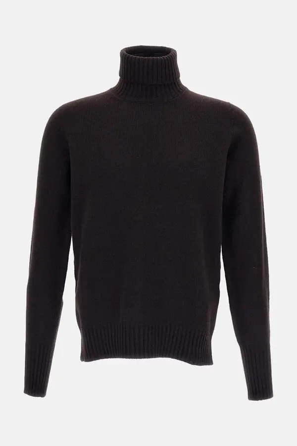 DRUMOHR Turtleneck Sweater - Brown