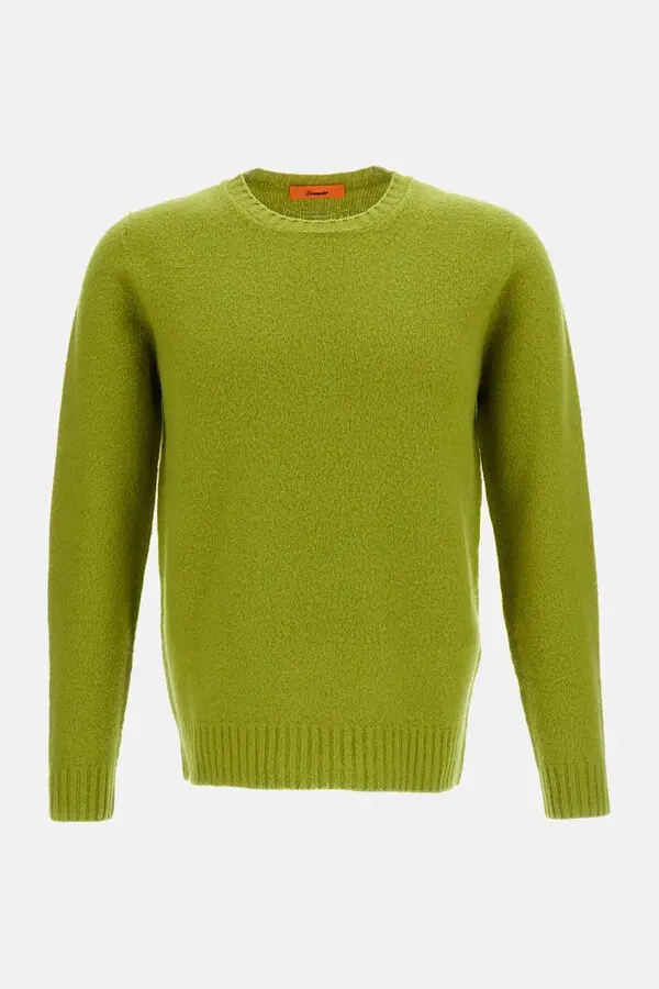 DRUMOHR Crew Neck Wool Sweater - Green