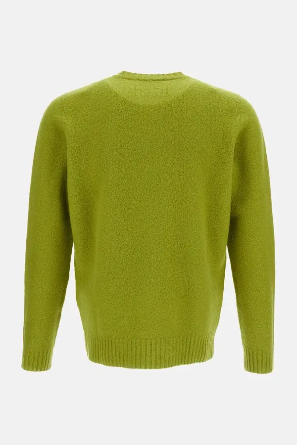 DRUMOHR Crew Neck Wool Sweater - Green