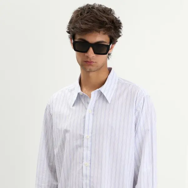 Gucci Square Acetate Sunglasses With Logo Detail