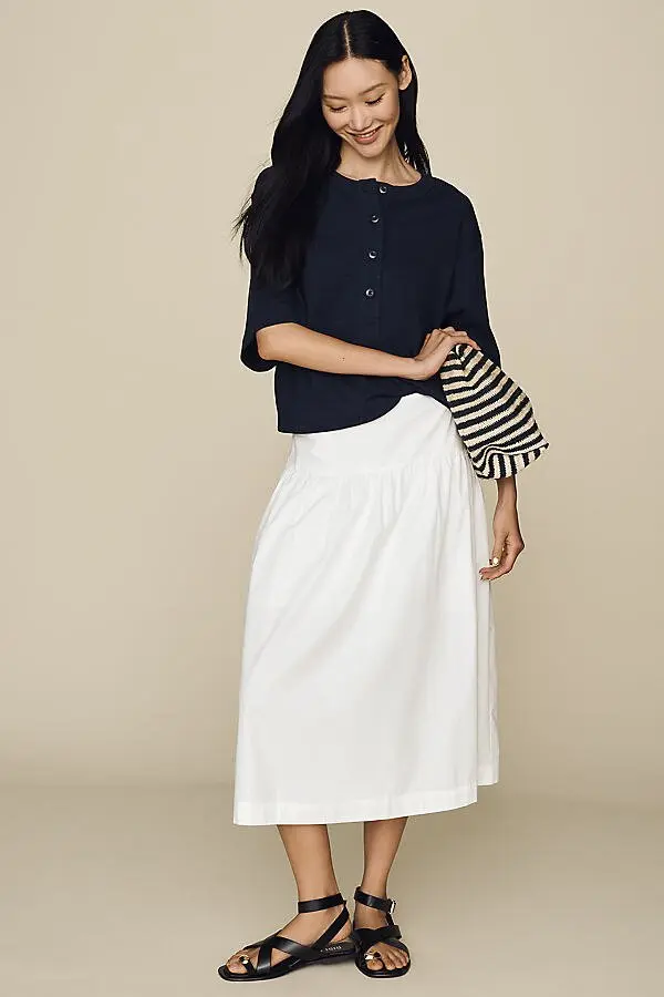 Sanctuary Freya Cotton Top - Navy