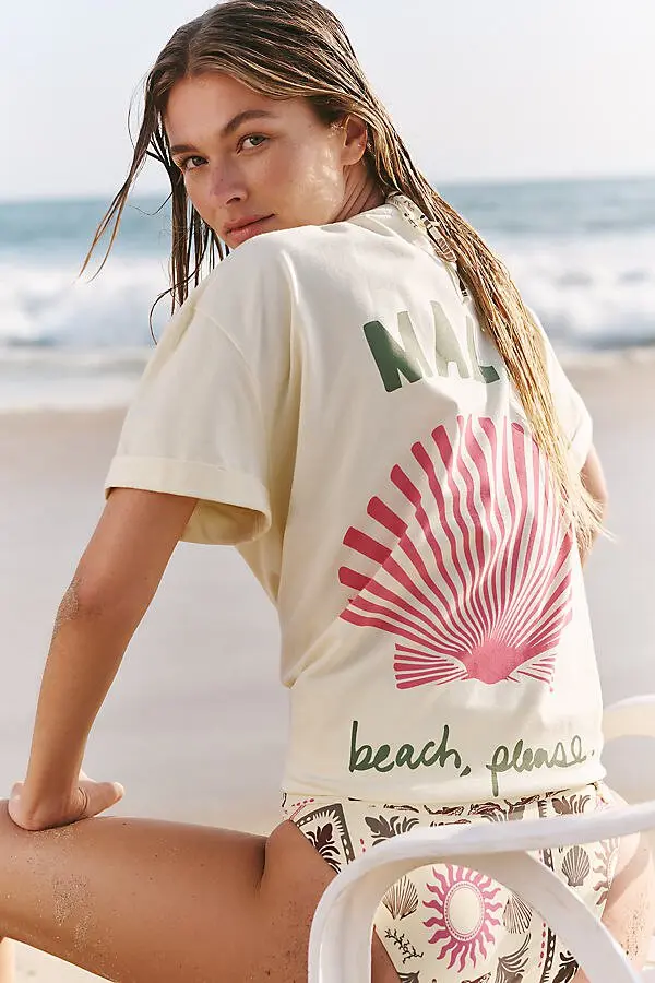 MALAI Oversized Cotton-blend T-shirt