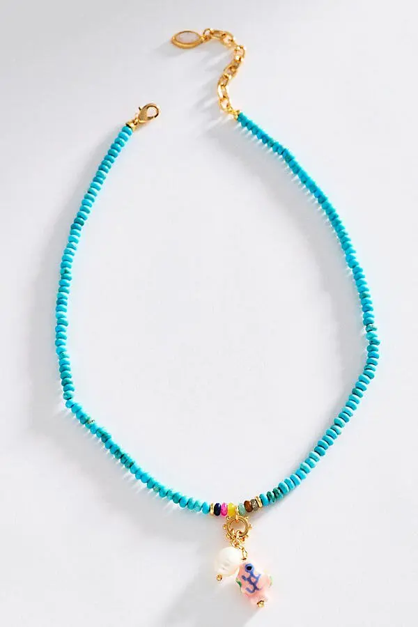 Mignonne Gavigan Whimsy Necklace - Blue