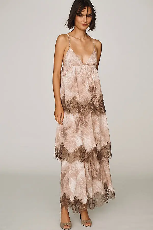AFRM Murray Tiered Maxi Dress