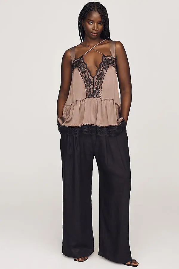Anthropologie Lace Tunic Top