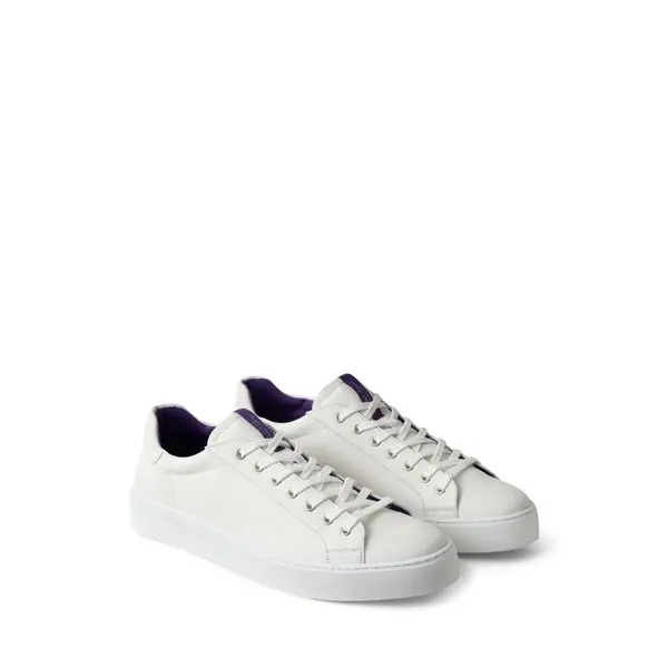 Ralph Lauren Severn Calfskin Sneaker - White