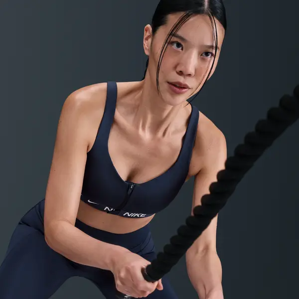 Nike Indy High Support Padded Front-zip Sports Bra
