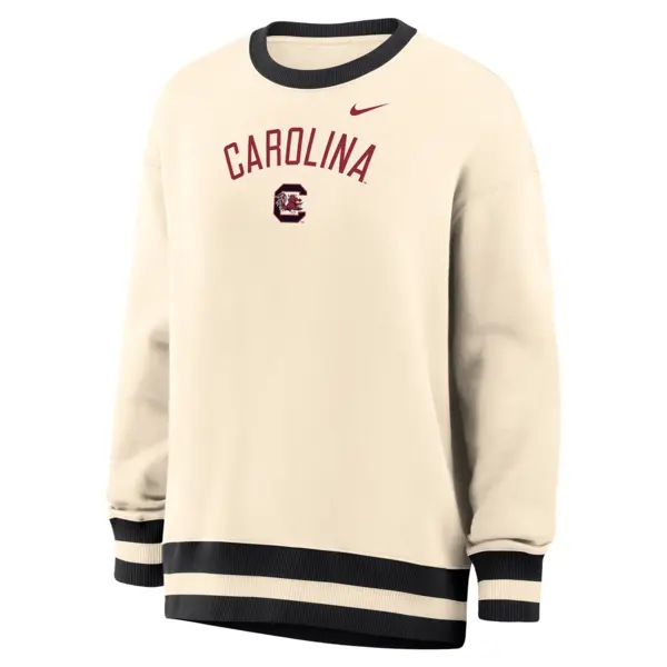 Nike Phoenix Oversized Crew-neck Sweatshirt - Brown