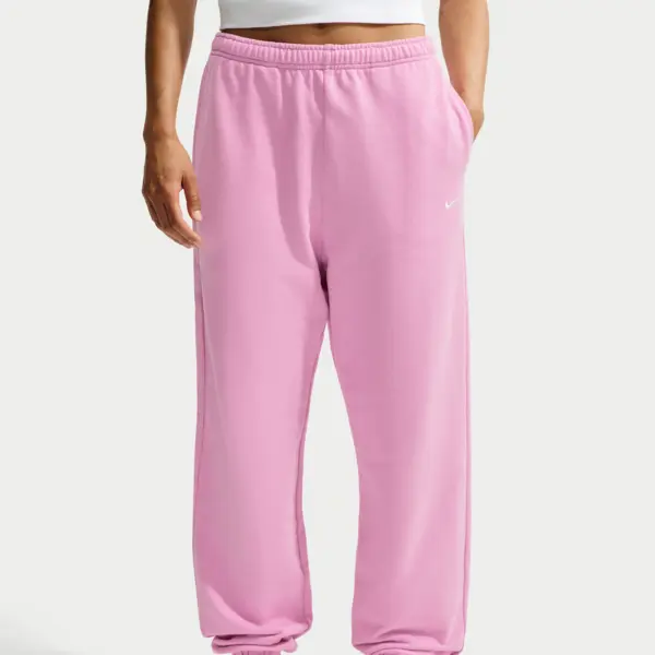 Nike Studio Fleece Lightweight Oversized High-rise Cuffed Pants