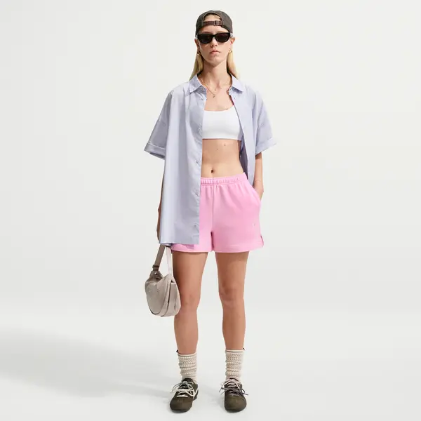 Nike Studio Fleece Lightweight Mid-rise Shorts