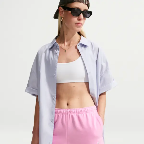Nike Studio Fleece Lightweight Mid-rise Shorts