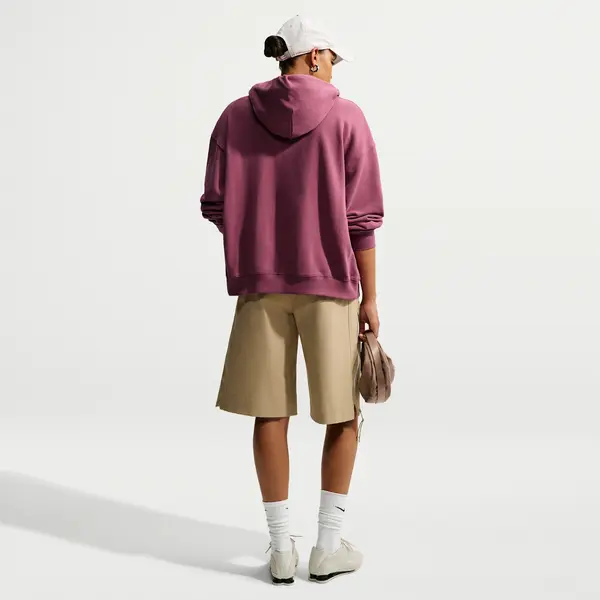 Nike Studio Fleece Lightweight Oversized Full-zip Hoodie