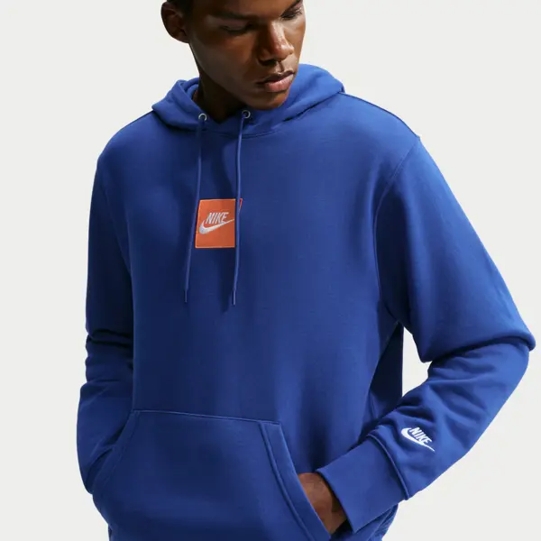 Nike Sportswear Club French Terry Hoodie - Blue