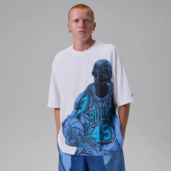 JORDAN Sport Dri-fit Graphic T-shirt - White