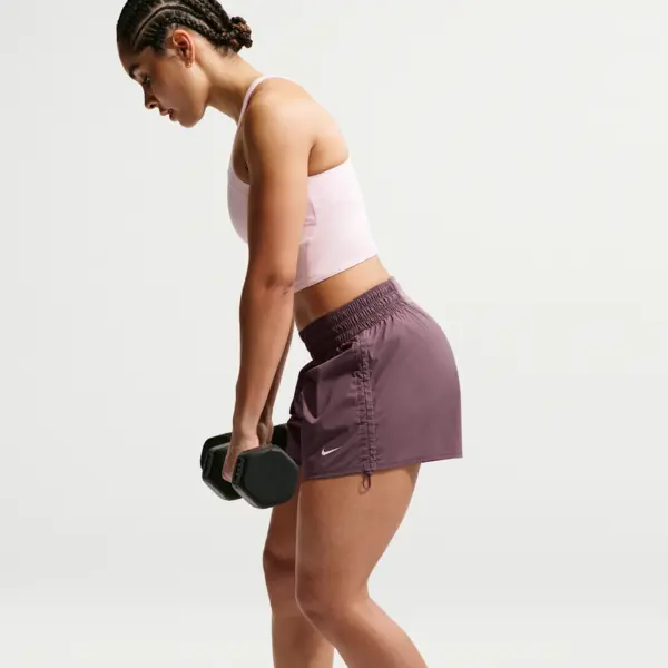 Nike One Dri-fit Brief-lined High-waisted 5" Shorts