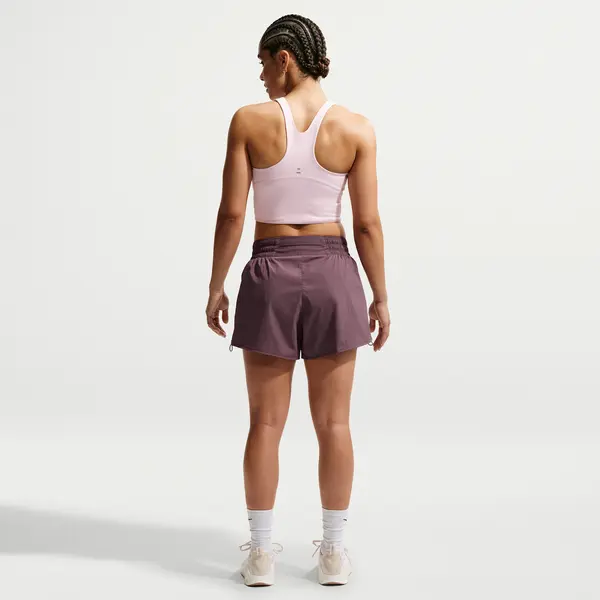 Nike One Dri-fit Brief-lined High-waisted 5" Shorts
