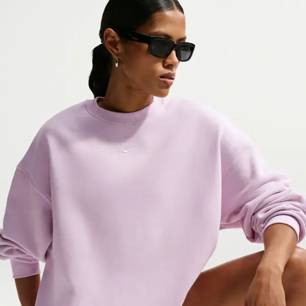 Nike Studio Fleece Medium Weight Oversized Crew